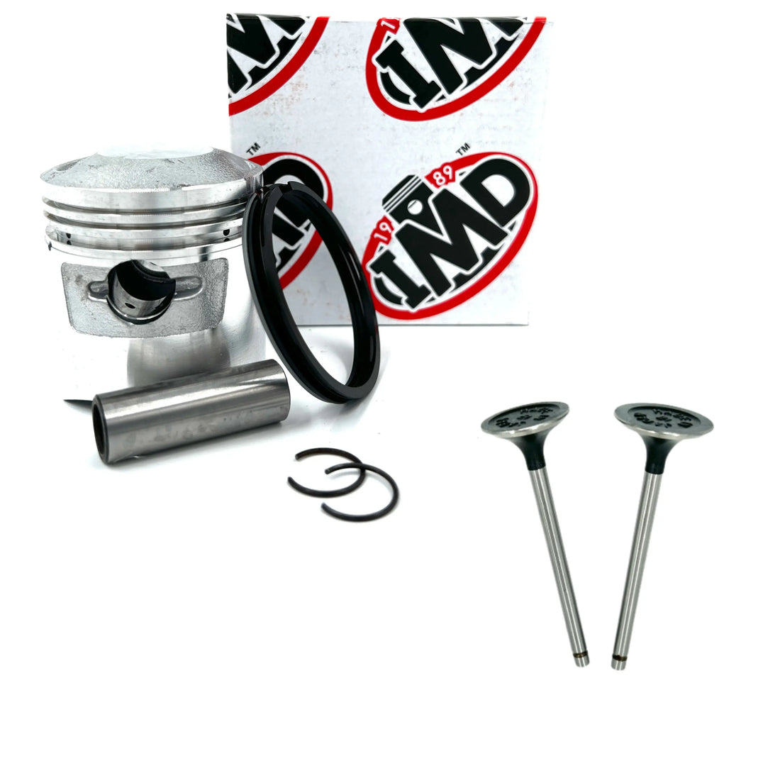 HONDA C90 PISTON KIT (1) INLET VALVE (1) EXHAUST VALVE (1) – IMD Pistons